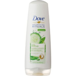 dove nourishing secrets conditioner, conditioner, pack of 1 cool moisture 12.0 fl oz