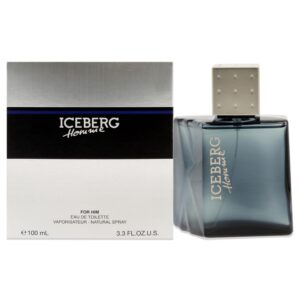 iceberg homme - aromatic fougere fragrance for the classic gentleman - clean and refreshing edt spray cologne for men - fresh citrus notes of lavender, lemon, jasmine, oakmoss, and cedar - 3.3 oz