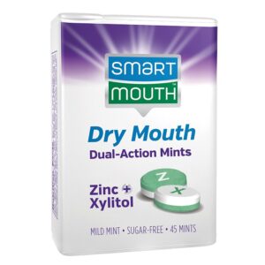 smartmouth dry mouth dual-action mints with xylitol, 45 pieces