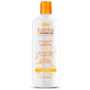 cantu moisturizing cream shampoo with shea butter, 13.5 fl oz