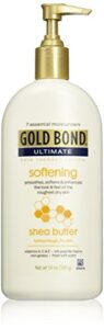 gold bond ultimate lotion, skin therapy, softening, shea butter, 14 oz.