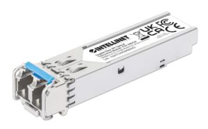 intellinet 1000base-sx sfp to lc multi-mode mini gbic module 1g fiber transceiver - cisco glc-sx-mm compatible - wavelength 850 nm - hot plugging - up to 550 m. – 545006-sgl