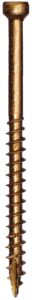 grk 772691157348 fin/trim screw, 3.125 inches, gold, 2500 count