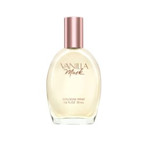 vanilla musk cologne spray, vegan formula, perfume, warm and cozy natural vanilla, 1.6 oz