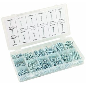 550 piece sheet metal screw assortment