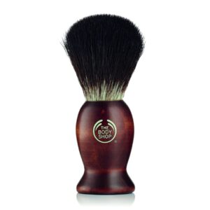 the body shop men's wooden shaving brush