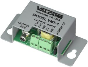 valcom input matching transformer vmt-1, grey