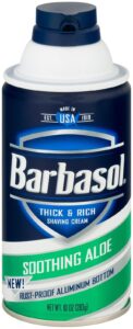 barbasol soothing aloe thick & rich shaving cream 10 oz