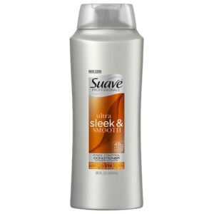 suave professionals conditioner, sleek, 28 oz