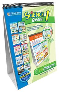 newpath learning 10 piece science curriculum mastery flip chart set, grade 1