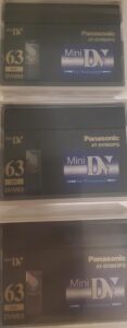 3 mini dv minidv tape for panasonic pv-gs39 gs-39 new