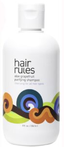 hair rules aloe grapefruit purifying shampoo 8 oz