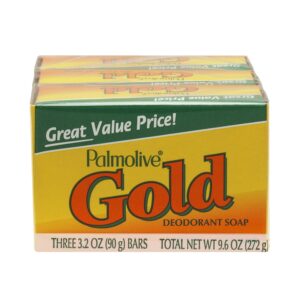 palmolive bath bar soap, gold, 3.2 ounce, 3 count