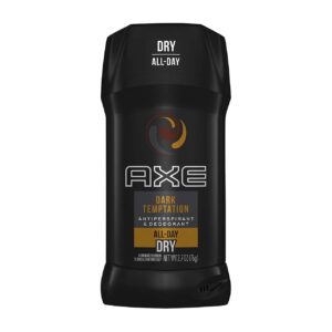 axe antiperspirant deodorant stick for men, dark temptation 2.7 ounce (pack of 6)