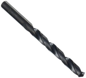 triumph twist drill co. 011222 11/32 diameter t1b high speed steel drill, black oxide finish, 6-pack