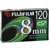 fuji p6-120 8mm videocassette 120 minutes - blank video tape (1 tape)