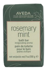 aveda skincare rosemary mint bath bar, 7-ounce box