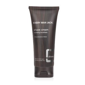 every man jack shave cream sensitive skin fragrance-free, 6.7 oz