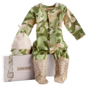 baby aspen, baby ballerina two-piece layette set in gift box, newborn onesie, baby halloween costume, 0-6 months