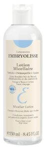 embryolisse gentle micellar lotion for face and eyes. natural floral water makeup remover & cleansing care with chamomile, cornflower & witch hazel, 8.45 fl oz