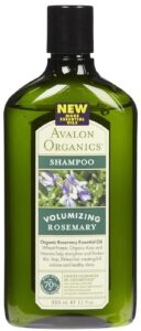 avalon organics volumizing shampoo - rosemary - 11 oz