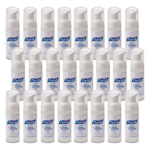 purell advanced hand sanitizer foam, 45 ml portable, travel sized sanitizer foam pump bottle (pack of 24) – 5692-24