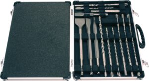 makita d-21200 sds plus drill and chisel set, 17 pc.