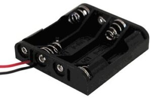 battery holder for 4 aaa batteries