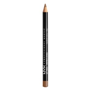 nyx professional makeup slim lip liner pencil -color brown - slp 802