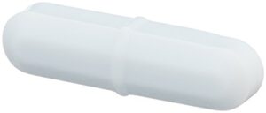 sp bel-art spinbar teflon octagon magnetic stirring bar; 50.8 x 8mm, white (f37110-0002)