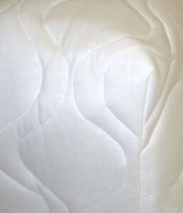 sheetworld quilted fitted mattress pad for stokke sleepi 26 x 47, solid white, made in usa