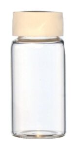 kimble 74504-20 glass 20ml scintillation vial, with polypropylene/cork-foil cap/liner (case of 500)