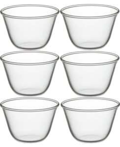 iwaki kbt942 sweet cups (jelly), 5.3 fl oz (160 ml), set of 6