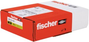 fischer frame fixing sxr 10x120 t 3/8" diameter with safety screw gvz trx head 50pcs low anchorage depth use in solid and hollow building materials suitable for push-through installation