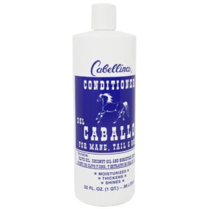 cabellina conditioner del caballo, moisturizing conditioner to prevent hair loss with horsetail plant extract, volume and shine to your hair, 32 fl oz, bottle