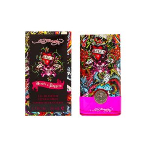 ed hardy christian audigier hearts and daggers eau de parfum spray for women, 1.7 ounce