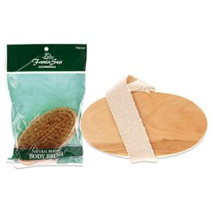 fantasea natural bristle body brush