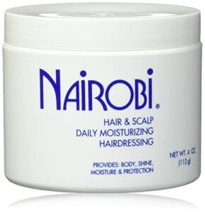 nairobi hair and scalp daily moisturizing hairdressing unisex, 4 ounce