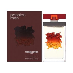 franck olivier passion eau de toilette spray for men, 2.5 ounce