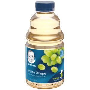 gerber white grape juice, 32 fl oz (pack of 6)