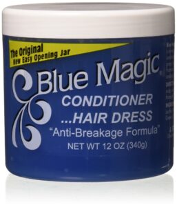 u/s blue magic conditioner jar, size 12oz - beauty enterprises