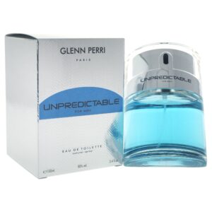 glenn perri unpredictable eau de toilette spray for men, 3.4 ounce