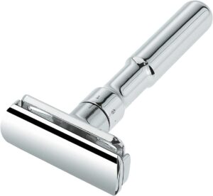 merkur futur adjustable safety razor, chrome finish, mk-701001