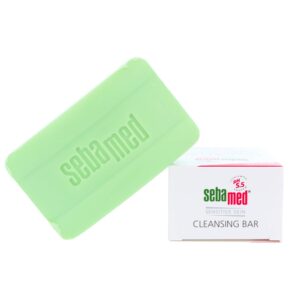 sebamed soap-free cleansing bar for sensitive skin, 3.5-ounce boxes (pack of 4)