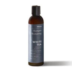 westin white tea aloe shampoo - vitamin and antioxidant-packed shampoo for all hair types - signature white tea aloe scent - 8 ounces