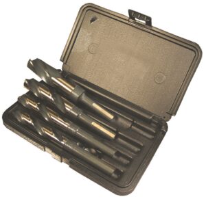 viking drill and tool by norseman 12250 silver and deming-4sp type 280-ub magnum super premium reduced shank drill set