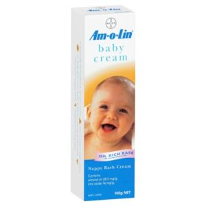 am-o-lin nappy rash cream 100g