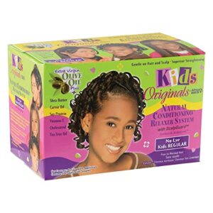 originals by africa's best kids natural conditioning relaxer system with scalpguard (regular kit) fortified and enriched with our special herbal blend, protect and strengthen your child’s hair