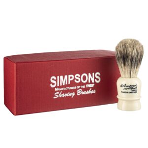 wee scot best badger shave brush 70mm shave brush by simpson