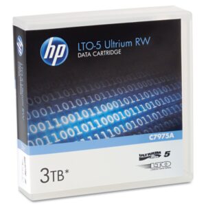 hp c7975a lto ultrium 5 (1.5/3.0 tb) data cartridge with case